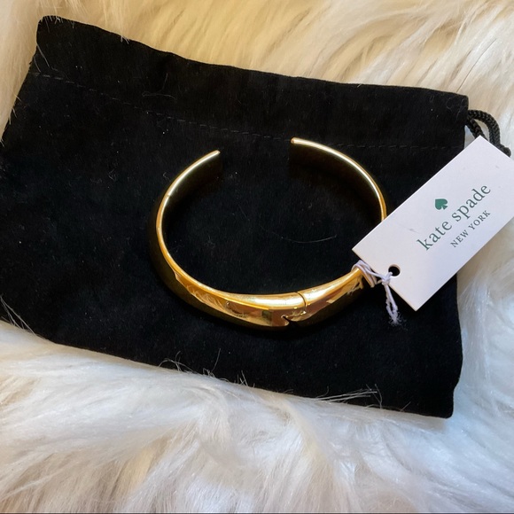 kate spade | Jewelry | Kate Spade Raise The Bar Gold Tone Bracelet Nwt ...